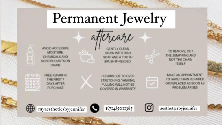 Permanent Jewelry – Aesthetics By Jennifer